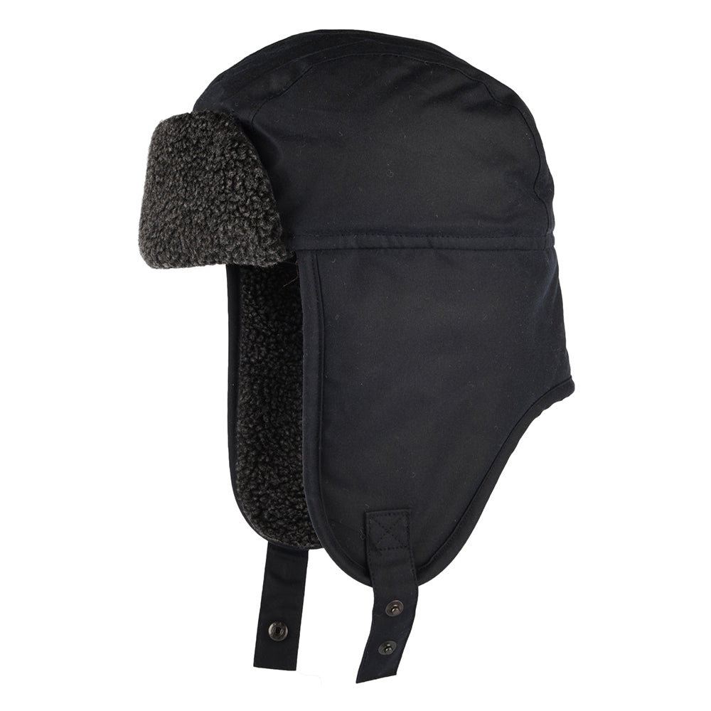 Chapka en Coton Ciré Britannique bleu marine FAILSWORTH – Chapeaux et ...